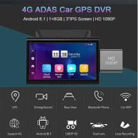 China Android IPS 4G Car DVR Built In GPS Navigator WIFI Remote Monitoring Video Recorder for sale