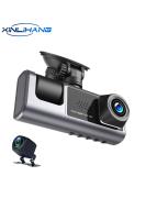 China 3 Lens Automotive Car DVR Camera Video Recorder HD 1080P Front Rear Inside for sale