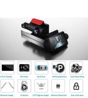China 2 Lens Video GPS DVR Camera Car Camcorder Night Vision Loop Recording FHD1080P for sale