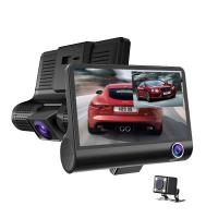 China 4 Inch IPS Screen Camera Car Camcorder FHD 1080p DVR With 3 Security Cameras for sale