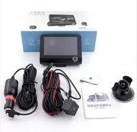 China 4 Inch Car Camcorder FHD 1080P Triple Lens DVR Dashboard Camera 170 Degree for sale