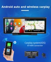 China 1440P 10.26 Inch Portable Touch Carplay Dashboard 2.5K Video Loop Recording for sale