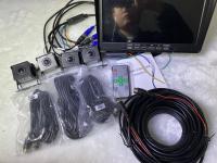 China 10inch Truck Dashboard Mounted Dash Cam 128G Automotive DVR Camera System 9V-36V for sale
