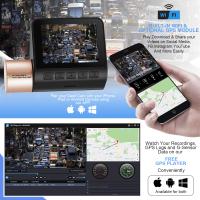 China Dual Lens Invisible Dash Cam DVR Night Vision WDR Built In GPS for sale