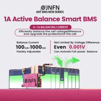 China 13S-24S LTO Li-Ion 18650 Battery 1A Active Balancing BMS JNFN BMS for sale