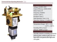 China Electric Boom Barrier Motor 180W For AC220V Toll Gate Operation Time 3/9S for sale