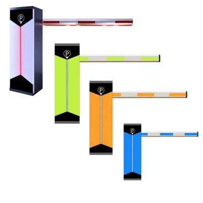 China DC Motor LED Automatic Boom Barrier Vehicle Gate 6 Meter Max Length for sale