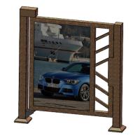 China DC24V Metal Auto Safety Advertising Door For Altitude 1000M Or Lower for sale