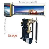 China ZYGG Commercial Advertising Flap Barrier Gate Waterproof With 24V DC Motor for sale