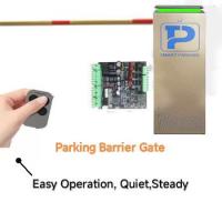China Automatic Car Parking Turnstile Straight Fence Barrier Gate Waterproof for sale