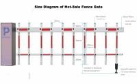 China 140W Motor Power 18B Intelligent Boom Barrier Turnstiles for Parking Gate Efficiency for sale