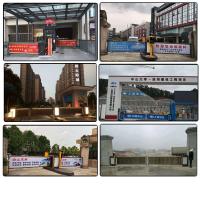 China Business Building Toll Parking Lot Barrier Gate With Insulation And Flap Advertising for sale