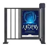 China 30W/2A Automatic Swing Barrier Gate For Pedestrian Passageway Advertising for sale