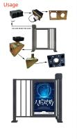 China Smooth Access Control Swing Barrier Gate Turnstile 24V DC In Traffic Areas for sale