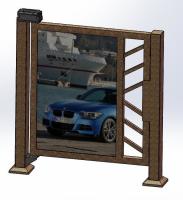 China Waterproof Swing Barrier Gate For ANPR School Access Control Insulation Level F for sale