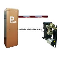 China Low Noise Adjustable Boom Parking Barrier Gate DC-24V for Indoor / Outdoor for sale