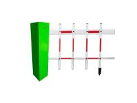 China Fast Speed Parking Barrier Gate For Small Private Straight Fence Folding Arm Gate for sale