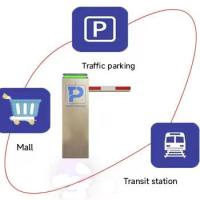China Automatic Parking Boom Barrier Gate 1.5-6M Length for Parking Lot Management for sale