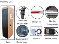 China Outdoor DC Brushless Traffic Toll Gate Parking Barrier For -30-60C Environment for sale