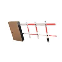 China Waterproof Vehicle Parking Boom Barrier Straight Pole With Power Supply 140W for sale