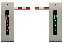 China Cheap DC Motor 24v Parking Gate Barrier , Moving Arm Automatic Parking Gate for sale