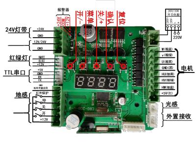 China Boom Barrier Control Booard For Electronic Car Parking Barrier for sale