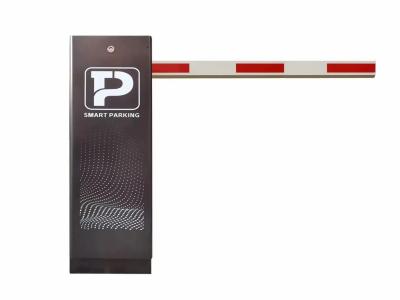 China Access Control Solution Insulation Class F Boom Barrier with Manual Release in 1.5mm Steel Housing Sliver and Blue for sale