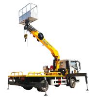 China Multi-Functional Truck Crane Can be used for high-altitude construction work and lifting heavy objects for sale