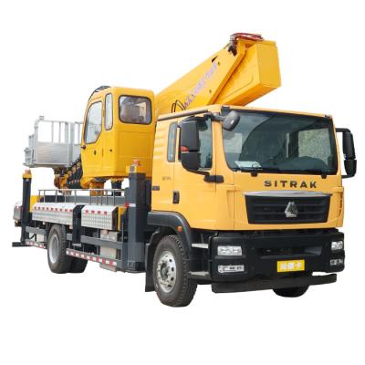 China 50 M Altitude Working Truck The super-large operation platform carries 400 KG (up to 5 people)  can rotate 360° for sale
