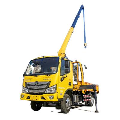 China tipper truck mounted crane 3.2 ton 4 ton knuckle hydraulic boom crane for sale for sale