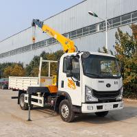 China small truck mounted crane truck 4x2 cargo truck with crane for sale