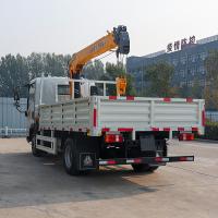China small truck mounted crane truck 4x2 cargo truck with crane for sale