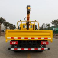 China Hot Sale 4t mobile boom lift knuckle boom truck mounted with crane for sale