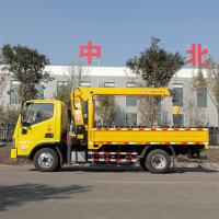 China Hot Sale 4t mobile boom lift knuckle boom truck mounted with crane for sale