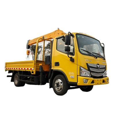 China Low Price 3.2T/4T hydraulic boom knuckle boom crane truck mounted crane 4x2 for sale