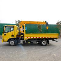 China Low Price 3.2T/4T hydraulic boom knuckle boom crane truck mounted crane 4x2 for sale