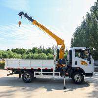 China 8Ton Jiubang Special Offer Homan Telescopic Boom Mobile Truck Mounted Crane for Sale for sale