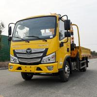 China 2023 4x2 3.2ton Lift Stiff Boom Truck Telescopic Truck Crans for Sale Mounted Crane Straight 3 / 4 Telescopic Boom 131 HP for sale