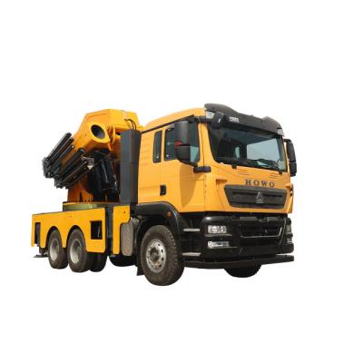 China 80T Telescopic Boom Crane Truck Mounted Folding Arm Crane for sale