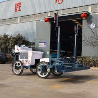China Hydraulic Four Wheels Concrete Leveling To Make Road Construction Machine Laser Screed for sale