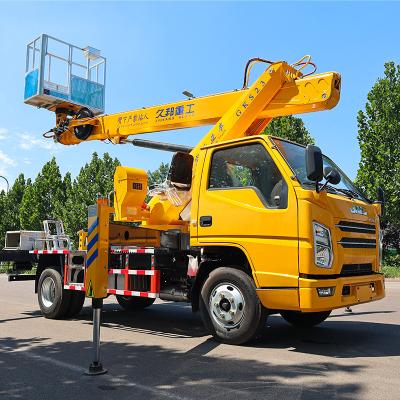 China Best Price Aerial Work Platform Hydraulic Truck Mounted Aerial Work Platform with Telescopic Boom High Man Lift for sale