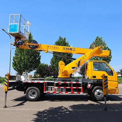 China 23 Meter Hydraulic Truck Mounted Aerial Work Platform Aerial Lift Bucket Trucks for sale