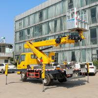 China Diesel 6*4 Hydraulic Lift Platform Truck 27m Truck Mounted Aerial Working Platform with Bucket Automatic Euro 6 for sale