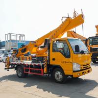 China Diesel 6*4 Hydraulic Lift Platform Truck 27m Truck Mounted Aerial Working Platform with Bucket Automatic Euro 6 for sale