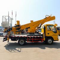 China Diesel 6*4 Hydraulic Lift Platform Truck 27m Truck Mounted Aerial Working Platform with Bucket Automatic Euro 6 for sale