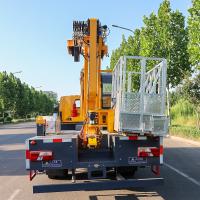 China 28m Aerial Work Platform Hydraulic Truck Mounted Aerial Work Platform with Telescopic Man Lift for sale