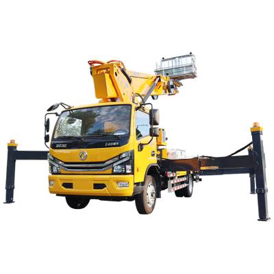 China Hydraulic Lift Platform Truck 32m Truck Mounted Aerial Working Platform for sale