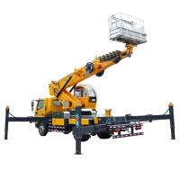China Hot Selling telescopic boom Lift 36m Aerial Working Platform Truck for sale