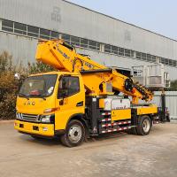 China Customized Diesel Telescopic Boom Bucket Truck Aerial work Truck High-altitude Operation Truck for sale
