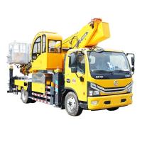 China Cheap JMC 36 meters telescopic arm hydraulic aerial platform Working Trucks with remote control for sale